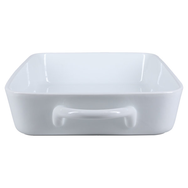 BIA Cordon Bleu Taos 4-Quart Rectangle Baker Dish with Handles & Reviews | Wayfair